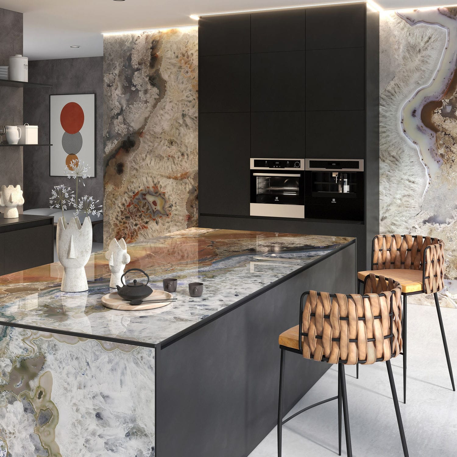 Ceiling decorative panel - QUARTZ-WOOD - Tecnografica Italian ...