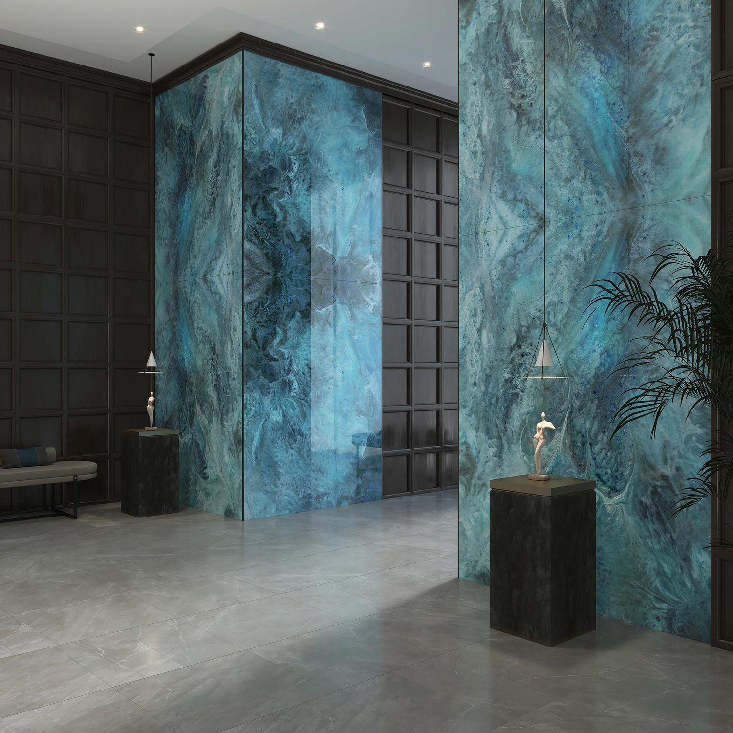 Ceiling decorative panel - DURNESS - Tecnografica Italian Wallcoverings ...