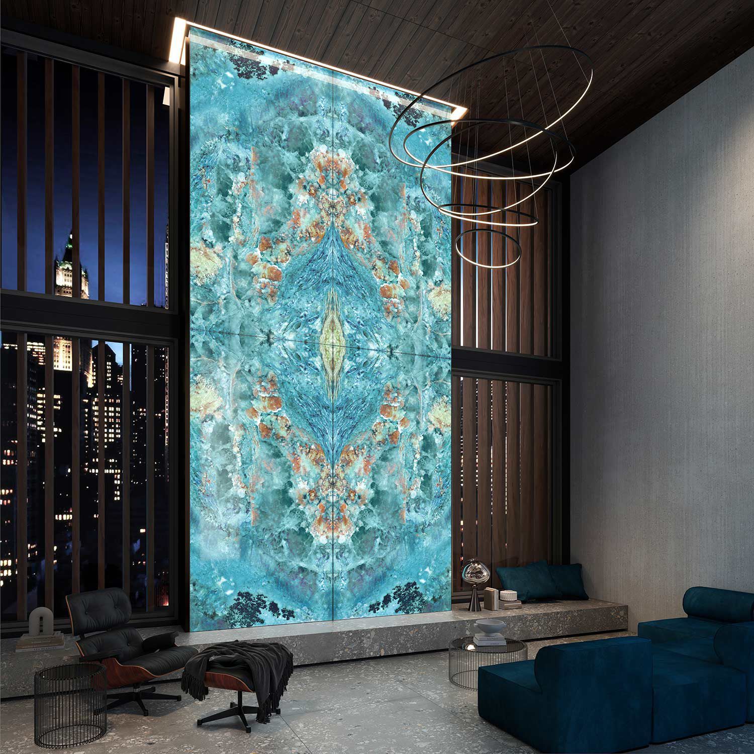 Ceiling decorative panel - ZODIAC - Tecnografica Italian Wallcoverings ...