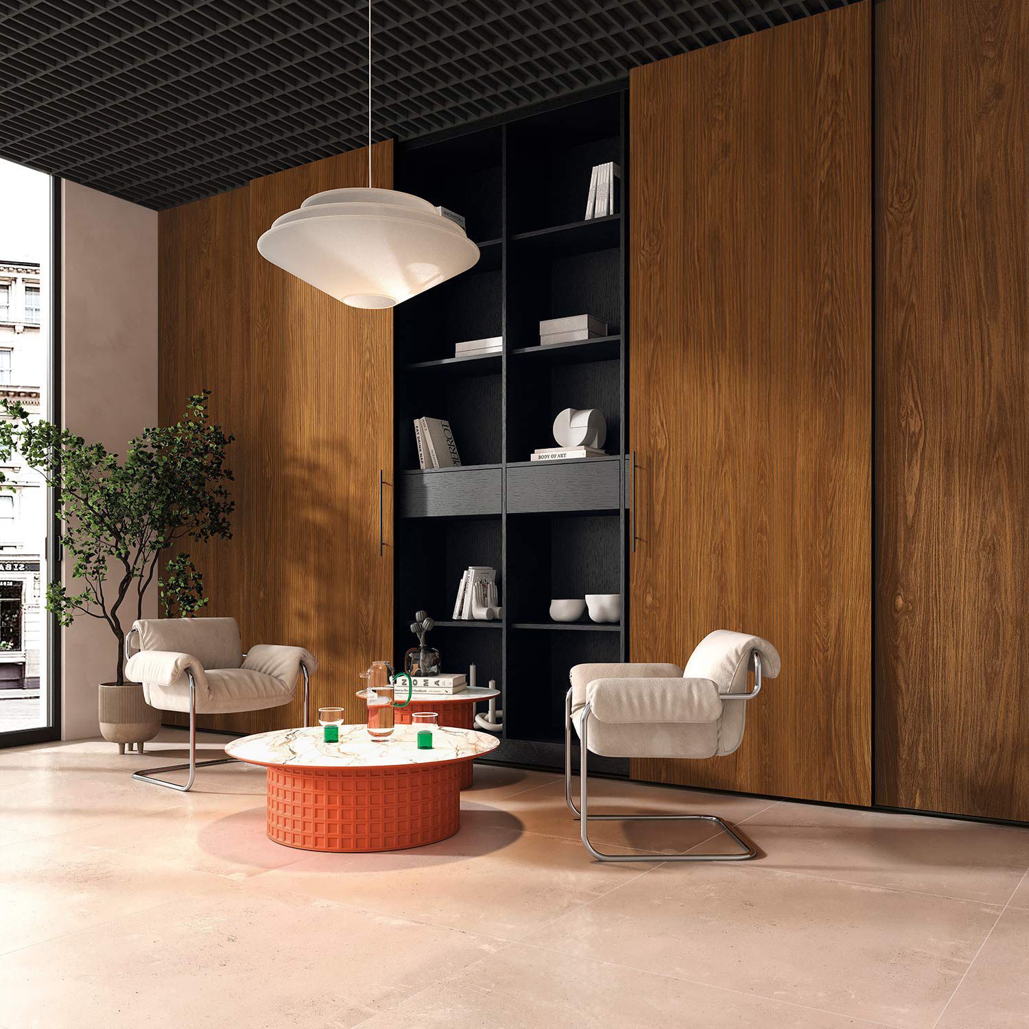 Interior decorative panel - ATARES WOOD - Tecnografica Italian ...