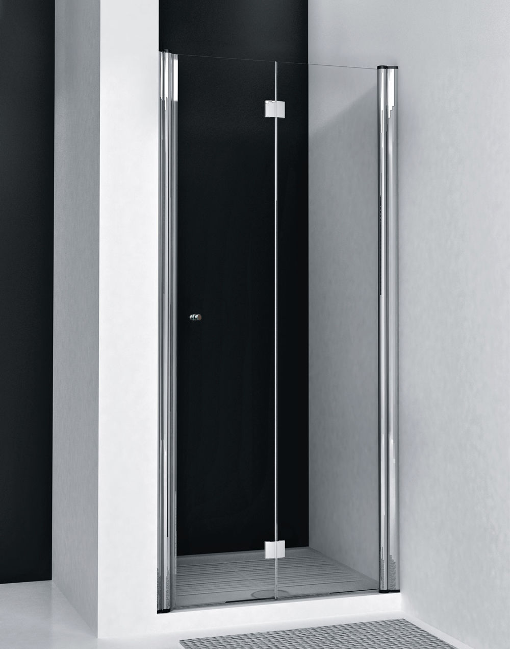 Swing shower screen - GIA-PNS - THERMO DESIGN - for alcoves