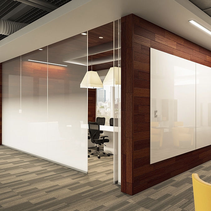 Tempered glass panel - GRADIENT - CARVART - laminated / patterned / opaque