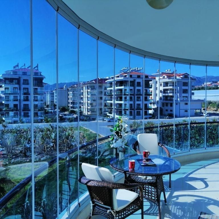 Glass balcony window - BKS balcony glazing systems - aluminum / sliding ...