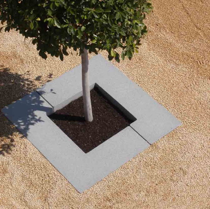 Rectangular tree grate - CAP I CUA - Mago Urban - concrete