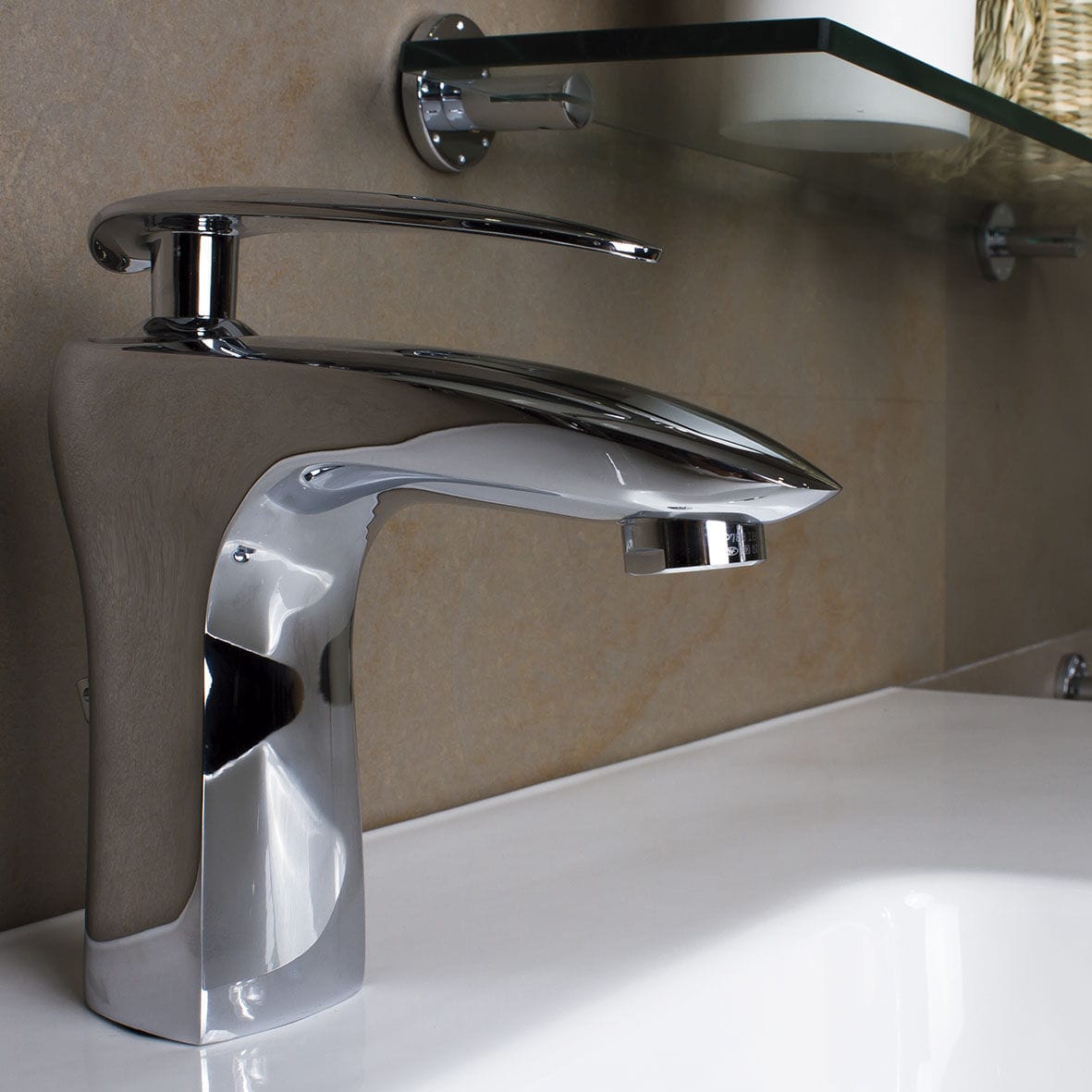 Washbasin mixer tap - 97810 - AUDE - Grifería Clever - countertop ...