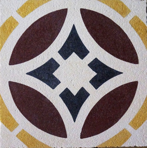 Outdoor encaustic cement tile - REF 6 - Mosaics Torra | Cement Tiles ...