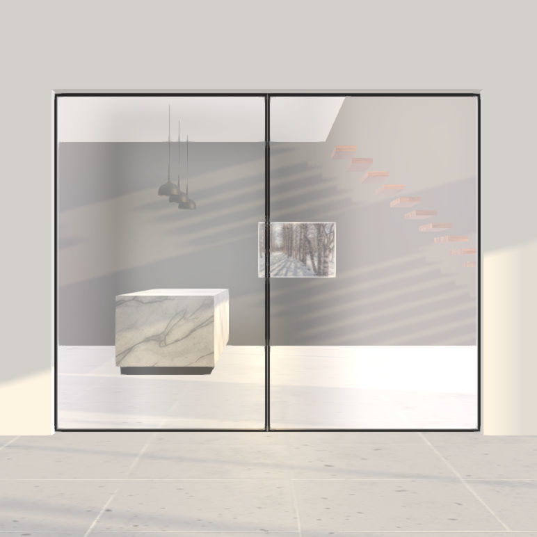 Removable partition - MINI-MAX - PortaPivot - aluminum / home / for ...