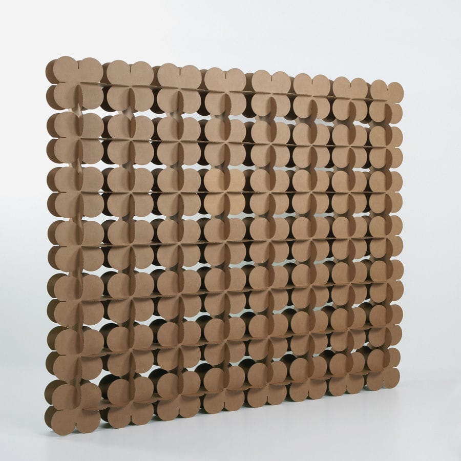 Contemporary screen - FIORELLO - Kubedesign - cardboard / commercial ...