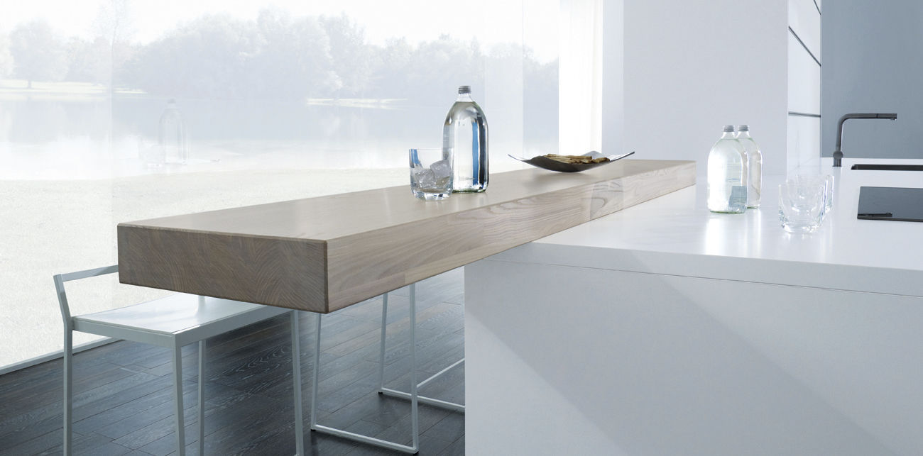 Kitchen counter - Next125 - wooden / upright
