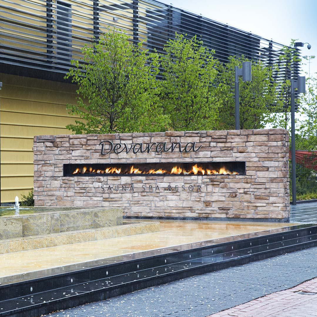 Gas fireplace - SPECIAL 5 - boley - built-in / Single-sided / outdoor