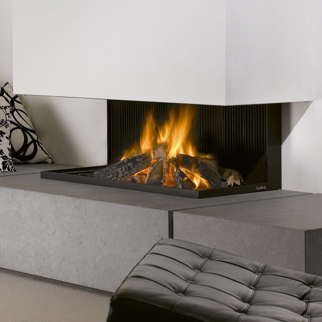Gas fireplace - 572 - boley - built-in / Single-sided / open hearth