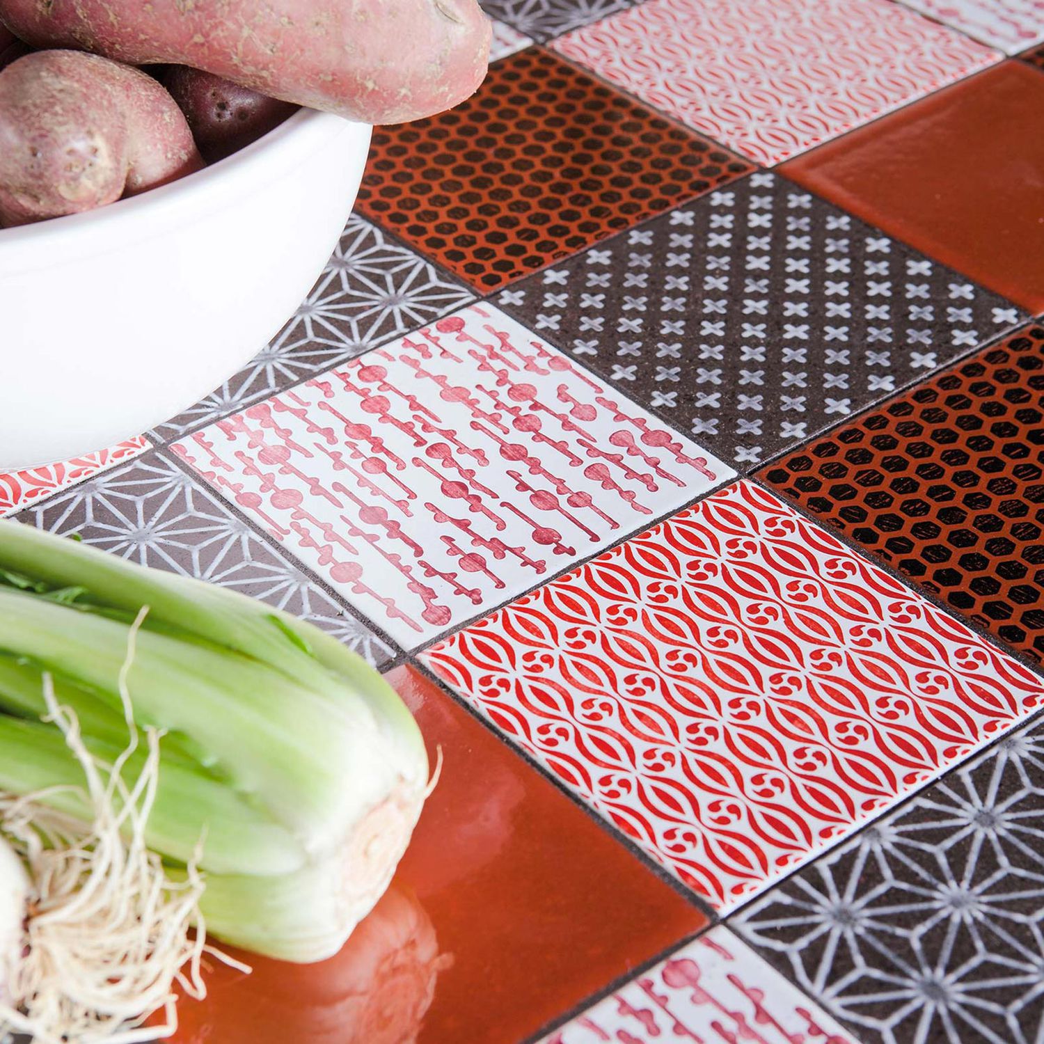 Terracotta countertop - MINA' MONTAGNA - Made a Mano Srl - Rosario ...