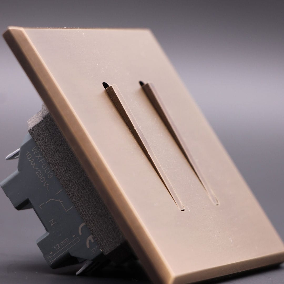 Light switch - COLLECTION ESPRIT - PIANO LAITON ANTIQUE - MAISON ...