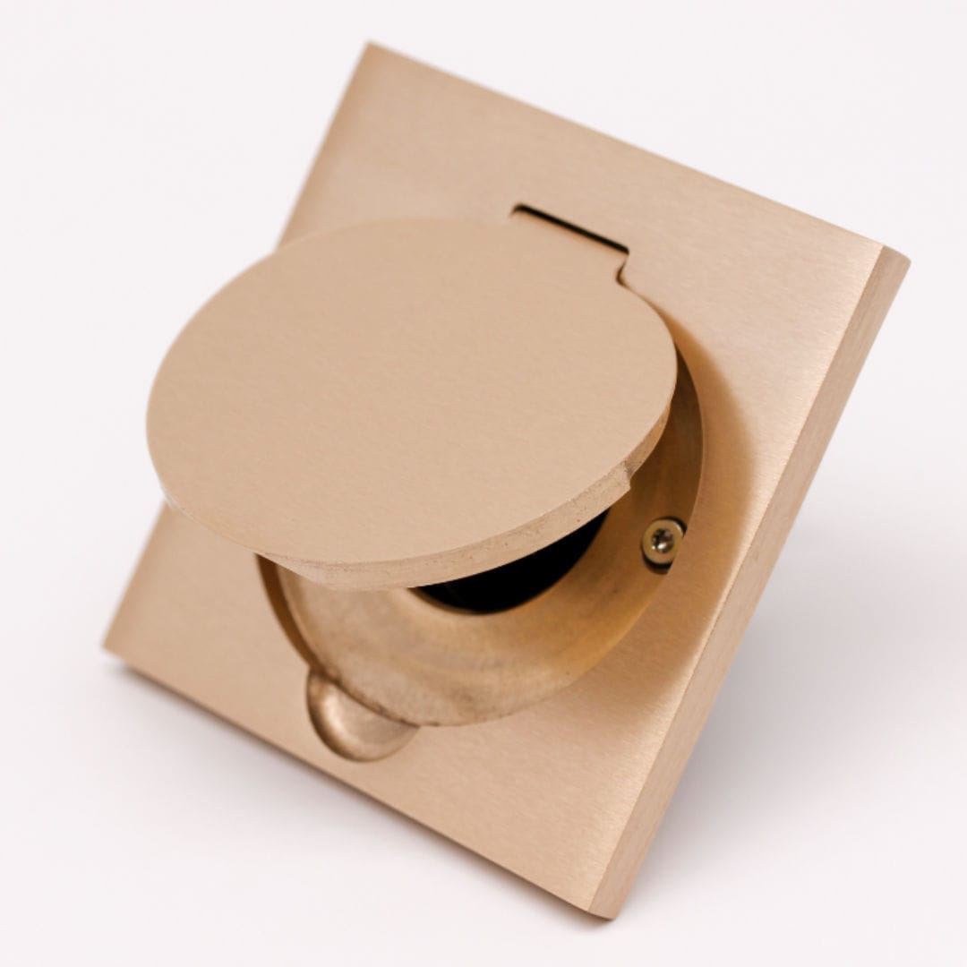 Socket with hinged cover - COLLECTION ERMÉE - MAISON ORSTEEL - electric ...