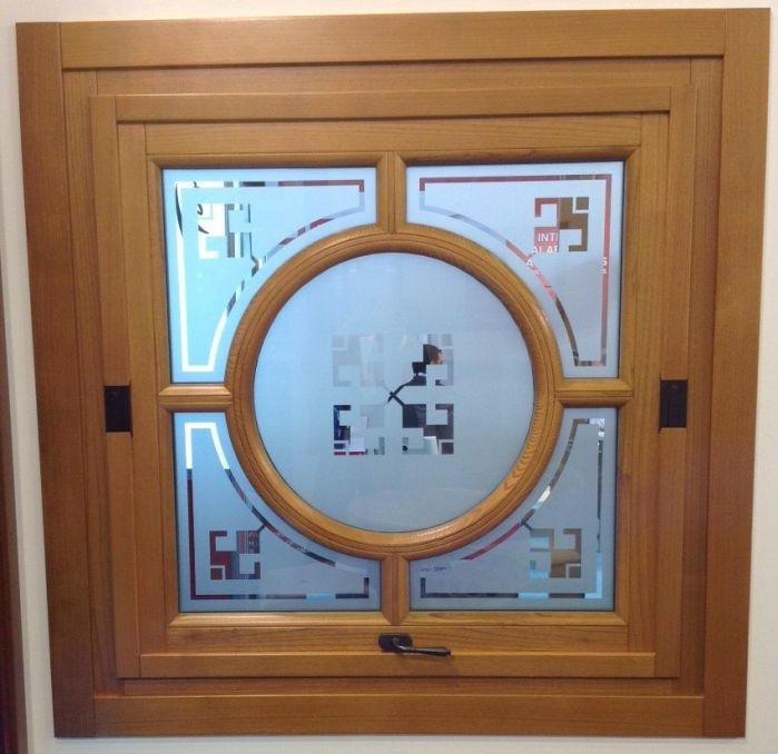 Wooden window - EUROMIX - Molaro - aluminum / pivoting / double-glazed