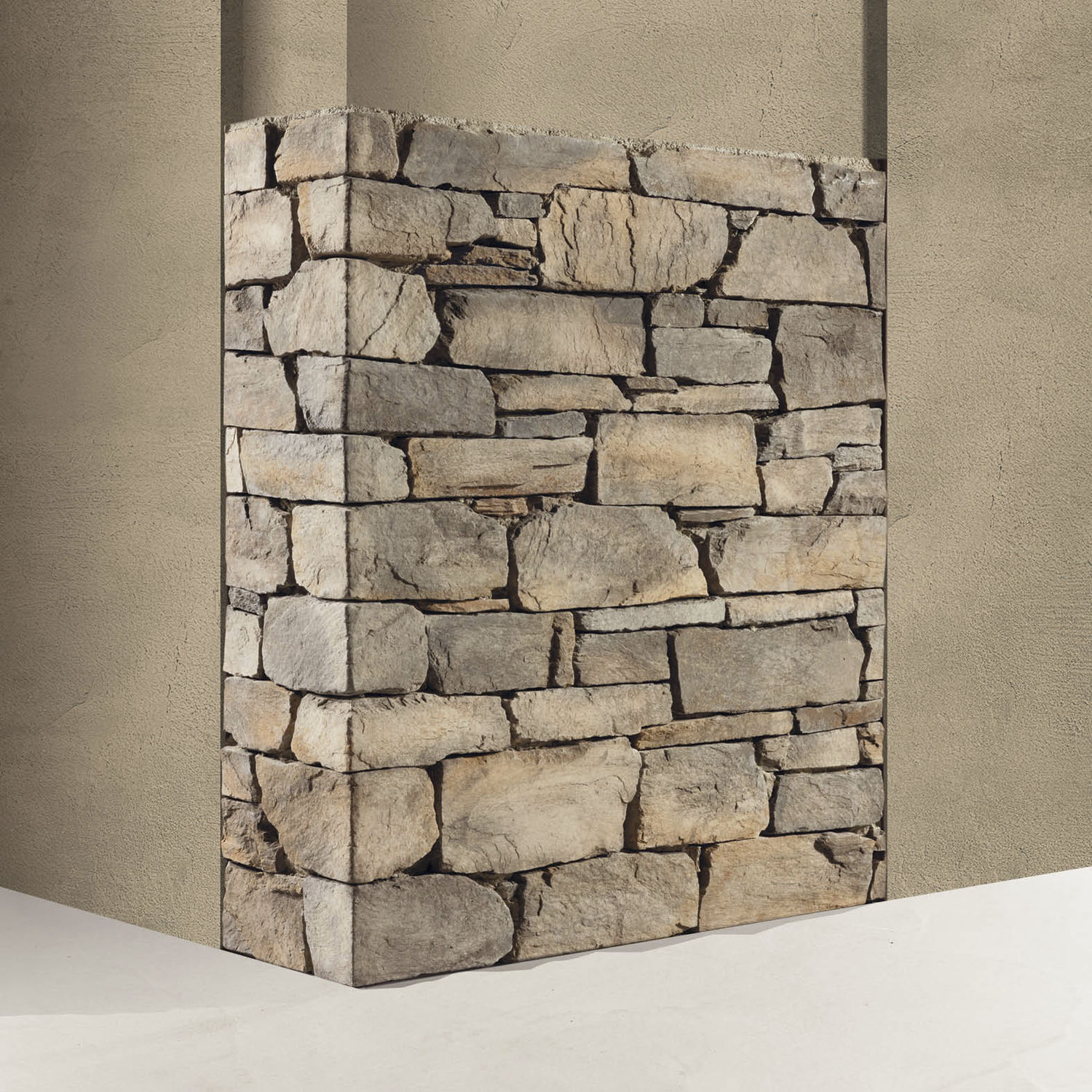 Engineered stone wall cladding - TENNO - Geopietra - exterior / for ...