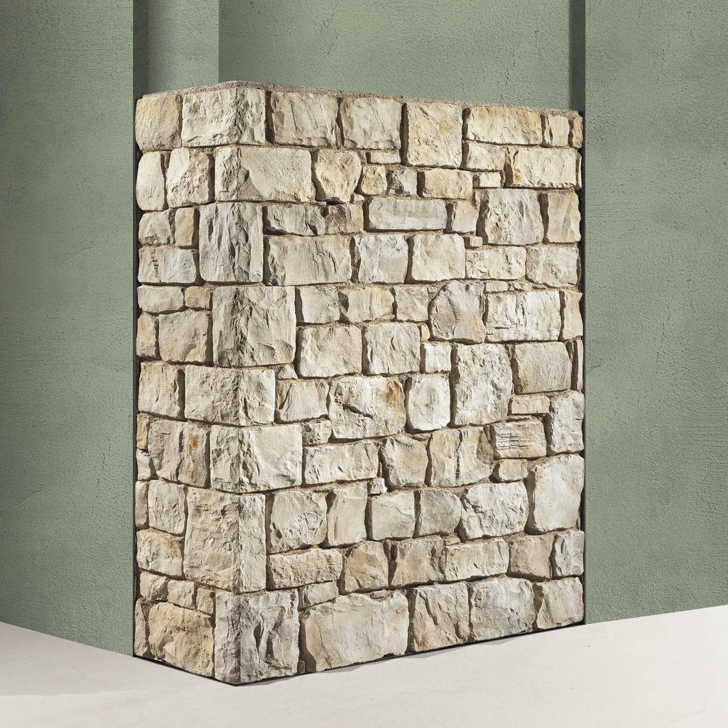 Engineered stone wall cladding - ROCCA - Geopietra - for indoor use ...