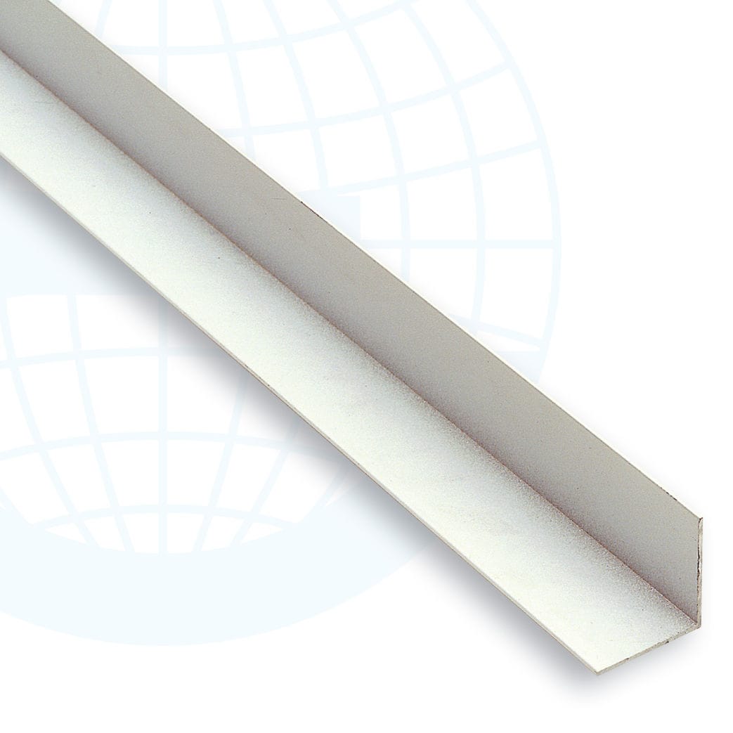 PVC edge trim - EUROANGLE 193 - Euroshrink - for tile / outside corner