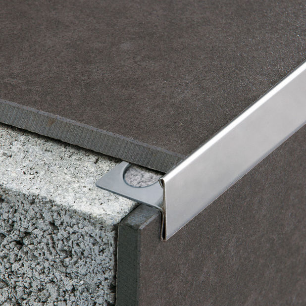 Stainless steel edge trim - EUROSTEP 279S - Euroshrink - outside corner ...