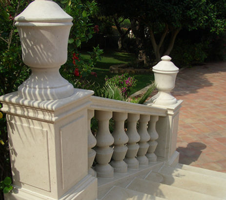Natural stone balustrade - Julipedra - bar / outdoor / indoor