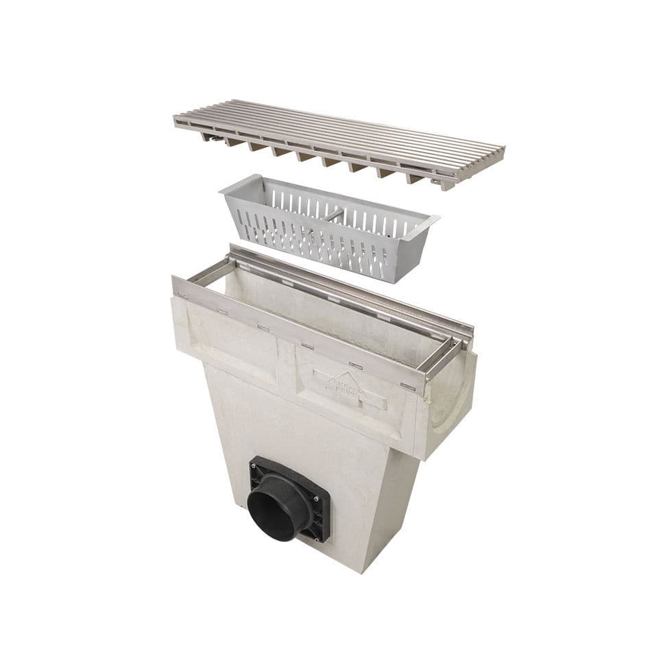 Drainage channel with grating - SINKKASTEN FORTIS - Richard Brink GmbH ...