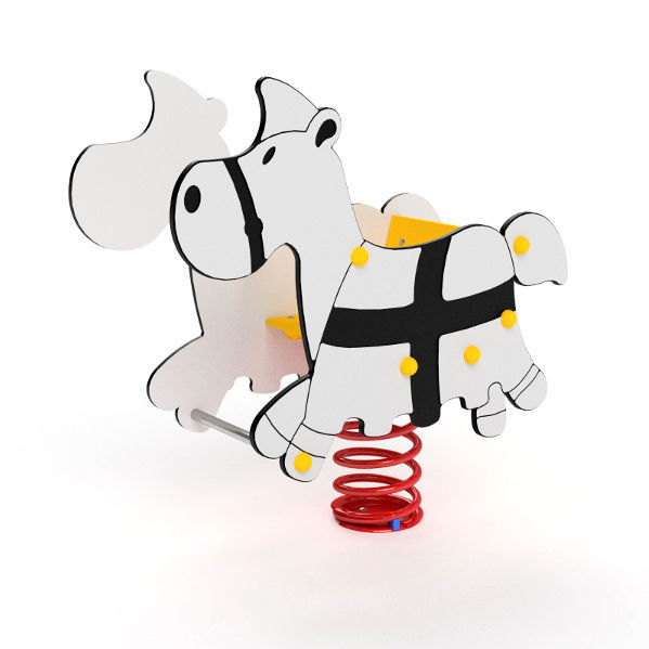 HDPE spring rocker - 3411S TOURNAMENT HORSE - Astrus Playgrounds ...