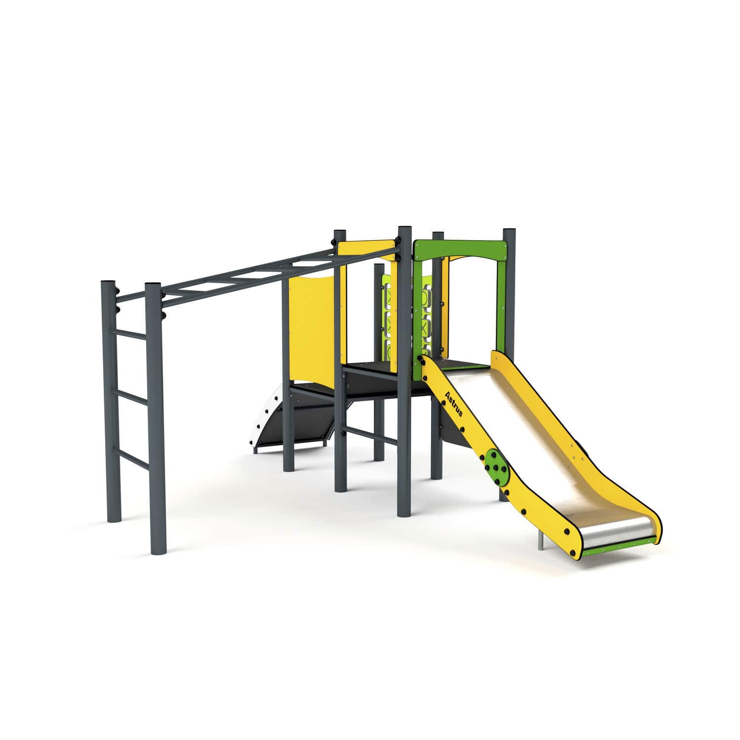 Playground play structure - 11012 - Astrus Playgrounds - metal / HDPE ...