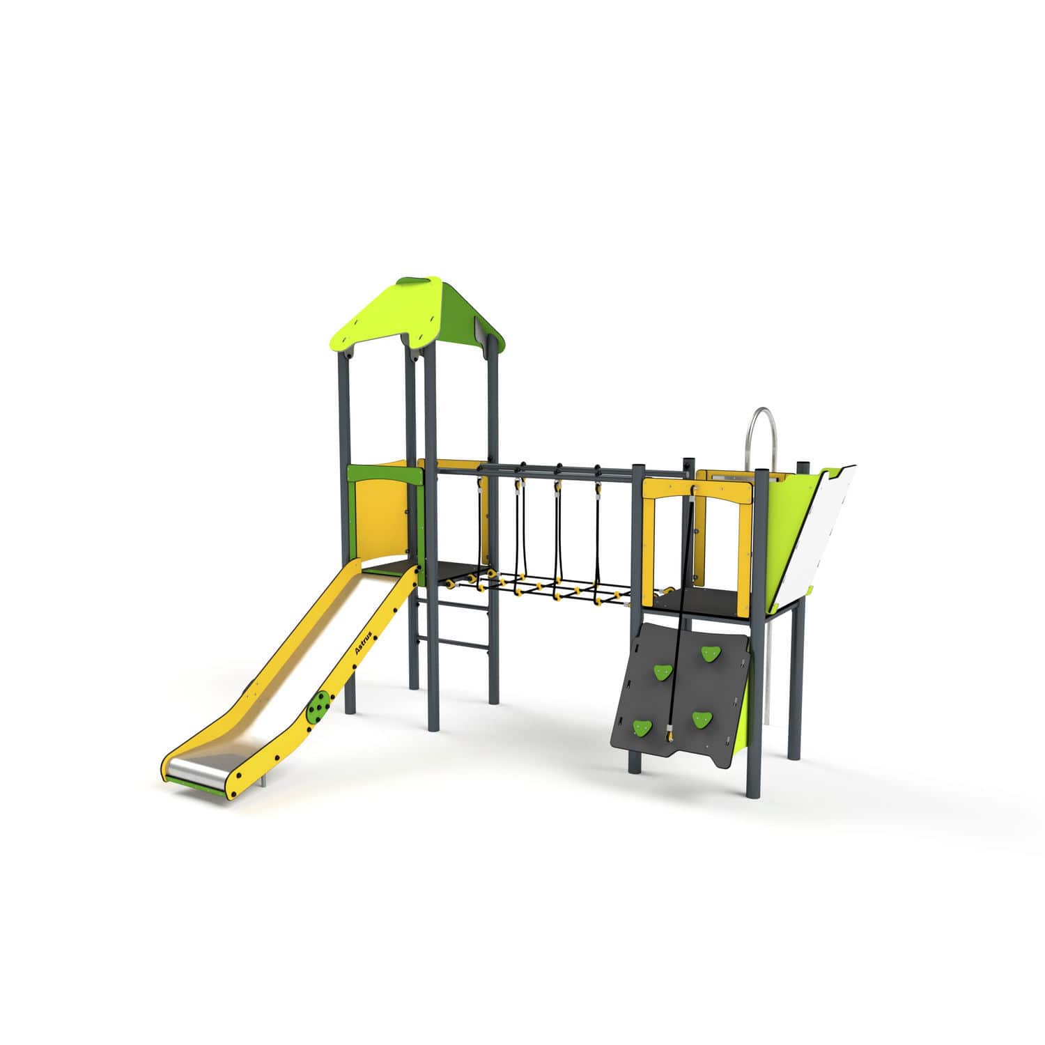 Playground structure - 11013 - Astrus Playgrounds - metal / HDPE / modular