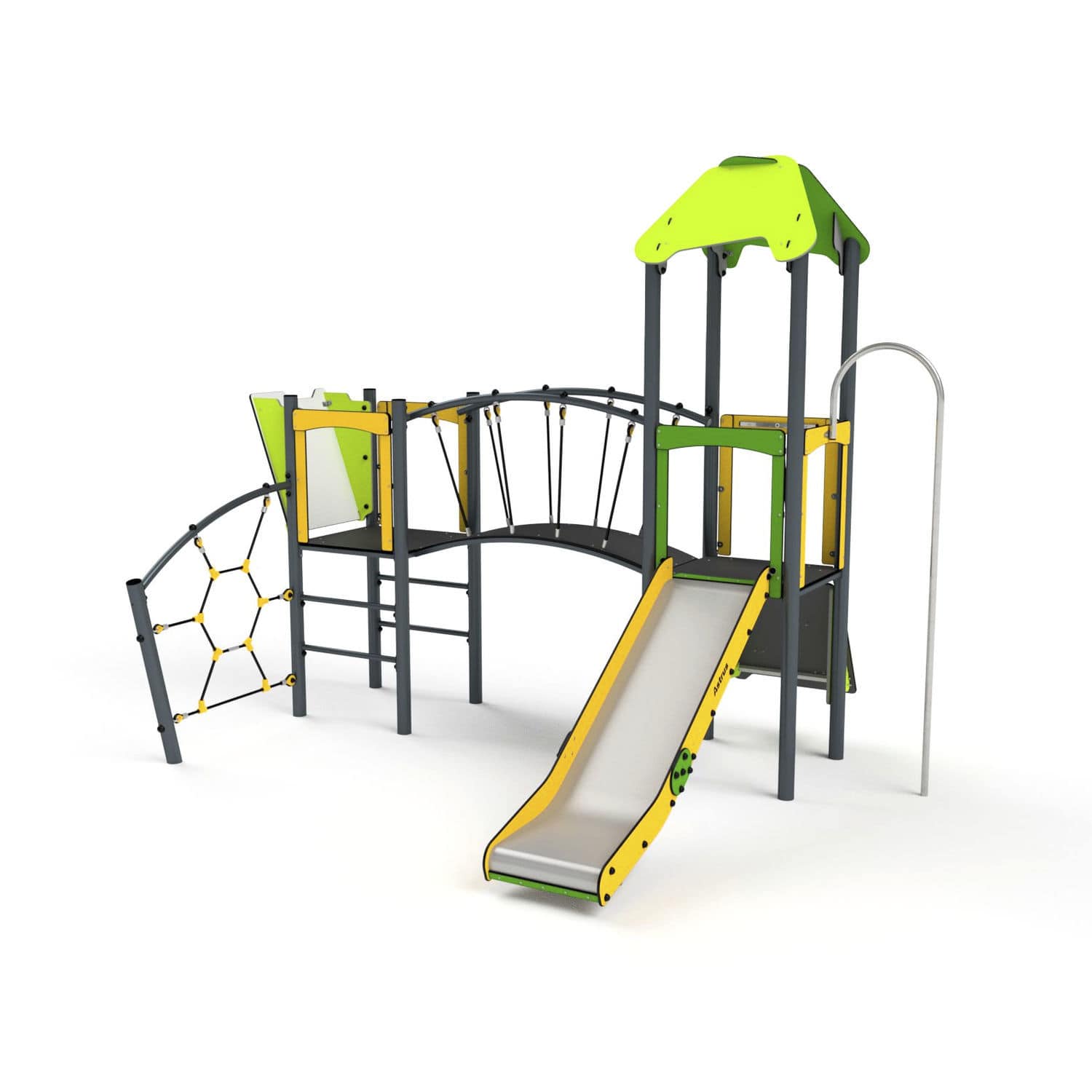 Playground structure - 11017 - Astrus Playgrounds - metal / HDPE / modular