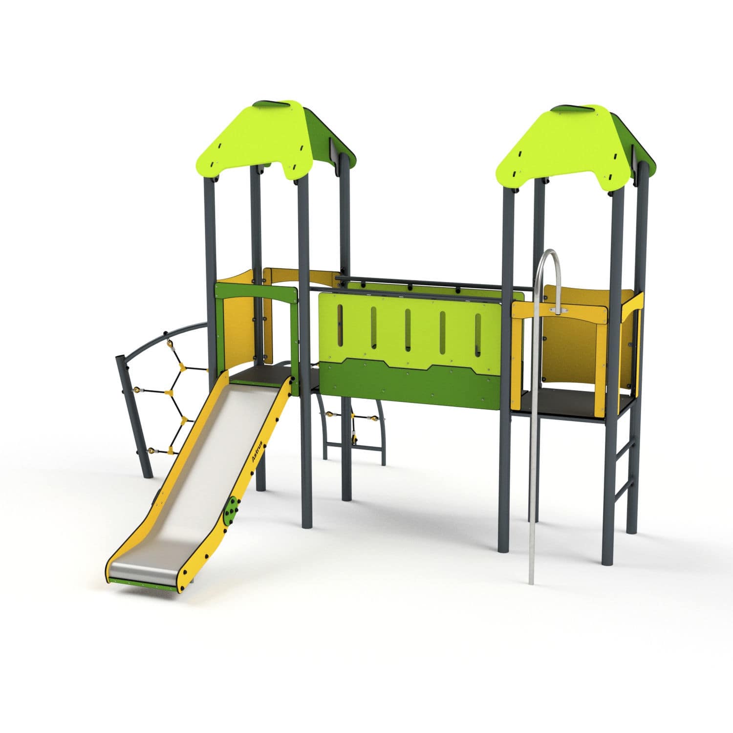 Playground play structure - 11020 - Astrus Playgrounds - metal / HDPE ...