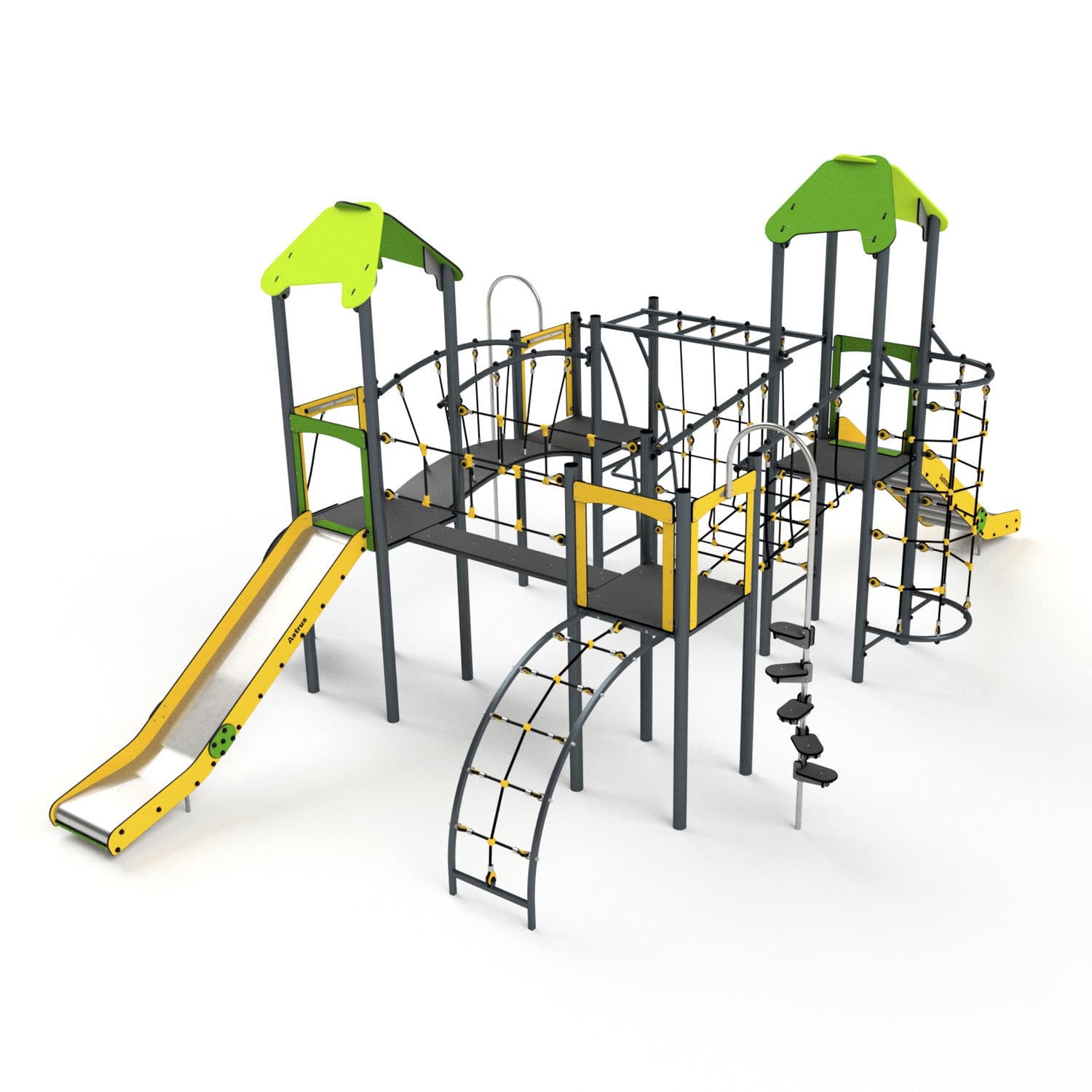 Playground play structure - 11025 - Astrus Playgrounds - metal / HDPE ...