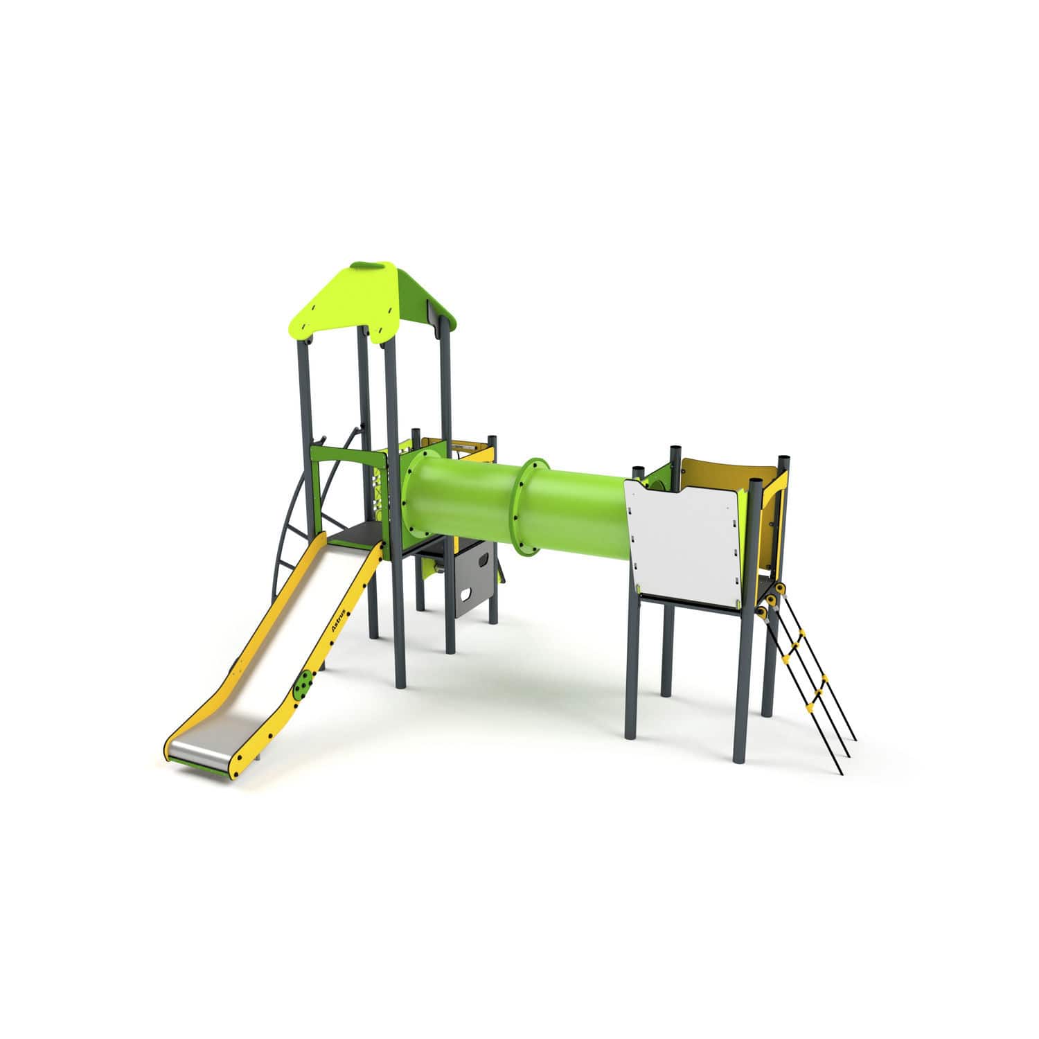 Playground structure - 11028 - Astrus Playgrounds - metal / HDPE / modular