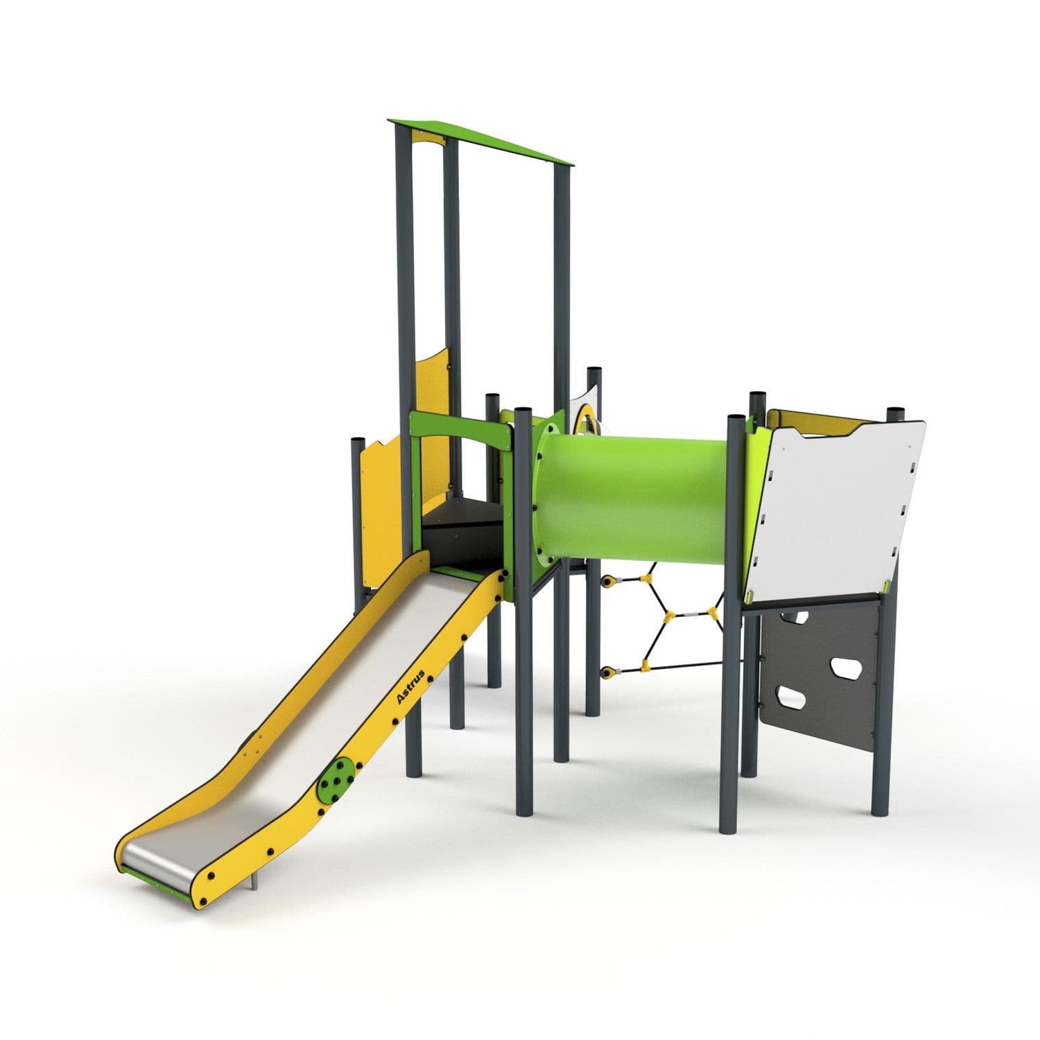 Playground structure - 11057 - Astrus Playgrounds - metal / HDPE / modular