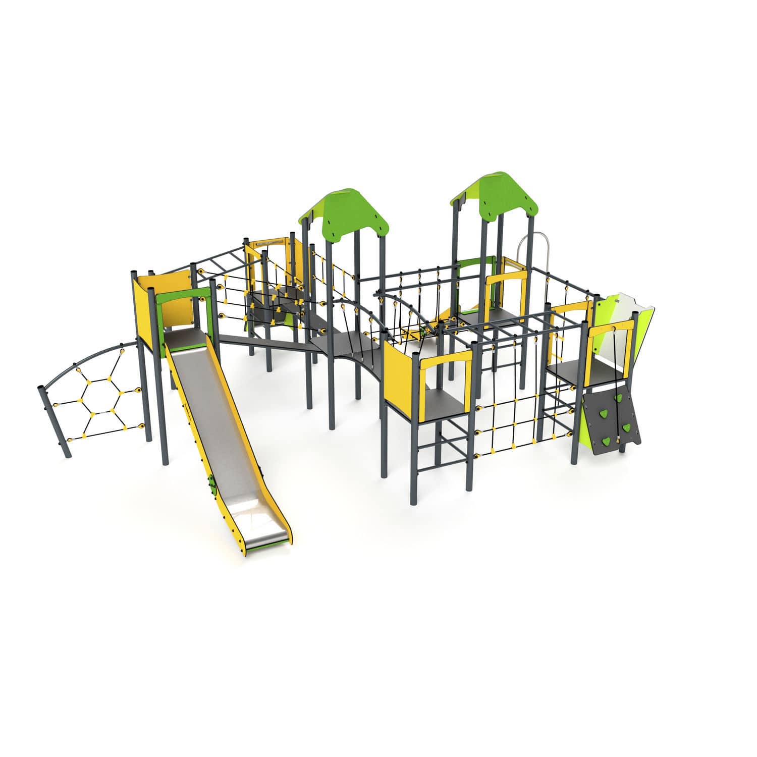 Playground structure - 11061 - Astrus Playgrounds - metal / HDPE / modular