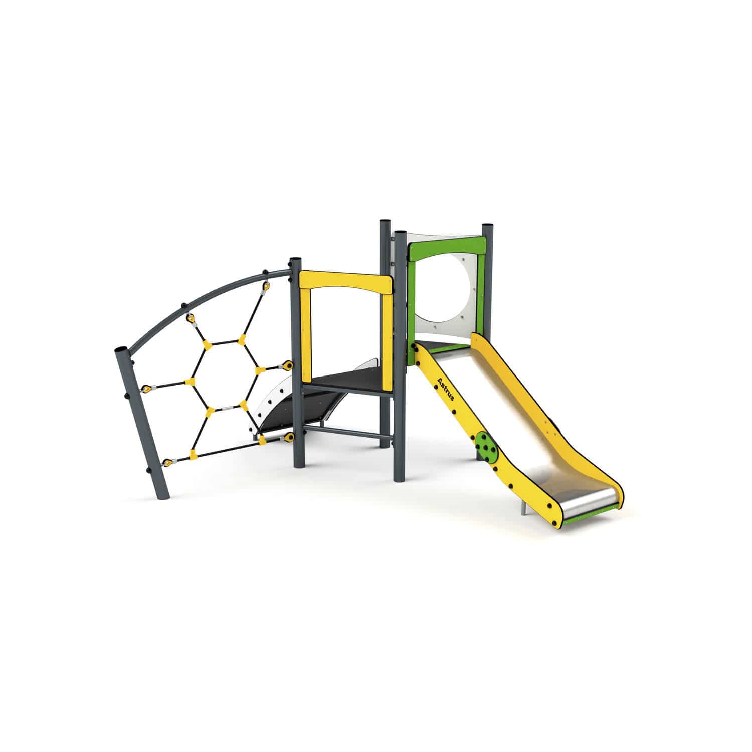 Playground structure - 11068 - Astrus Playgrounds - metal / HDPE / modular