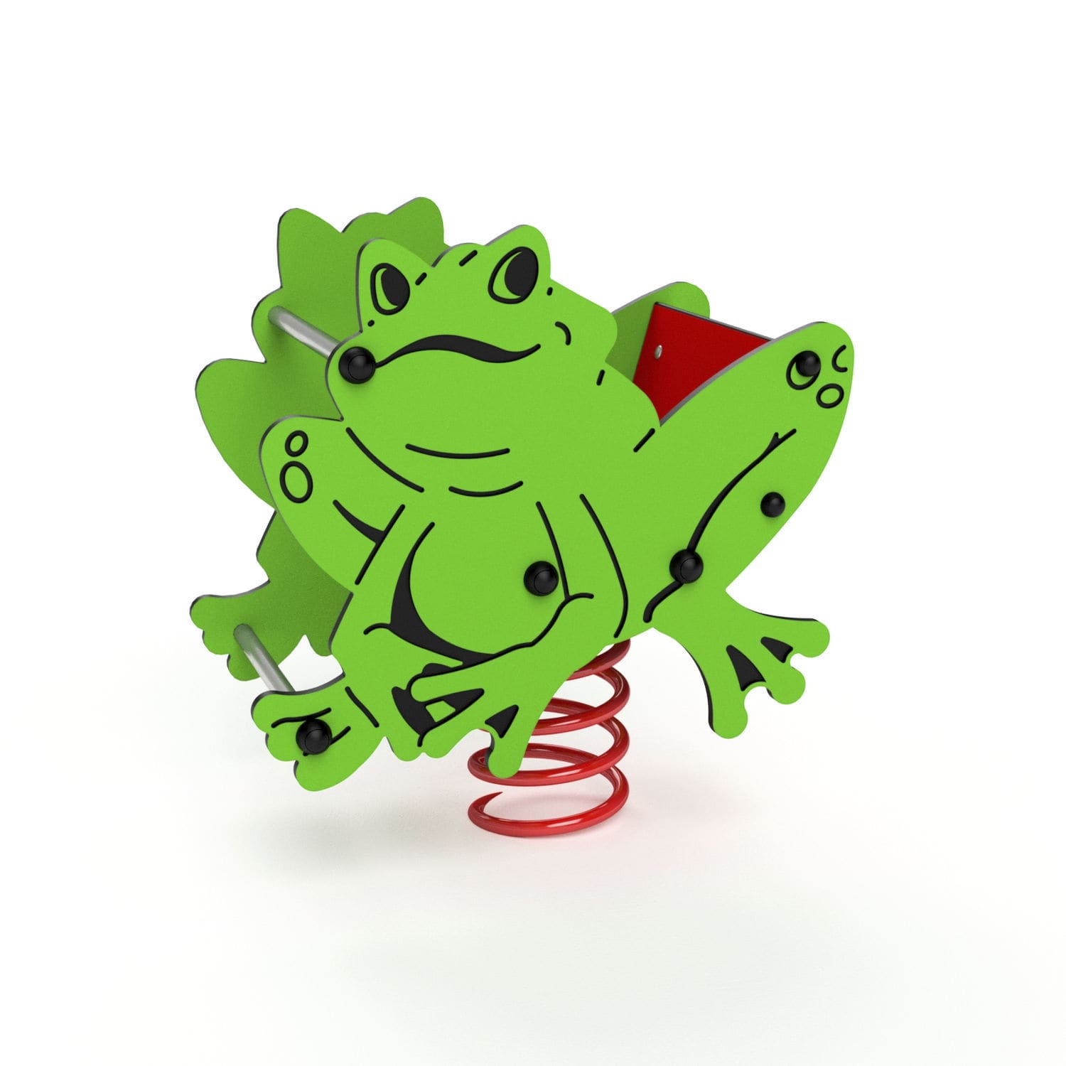 Metal spring rocker - 3427S - Astrus Playgrounds - HDPE / animal / nature