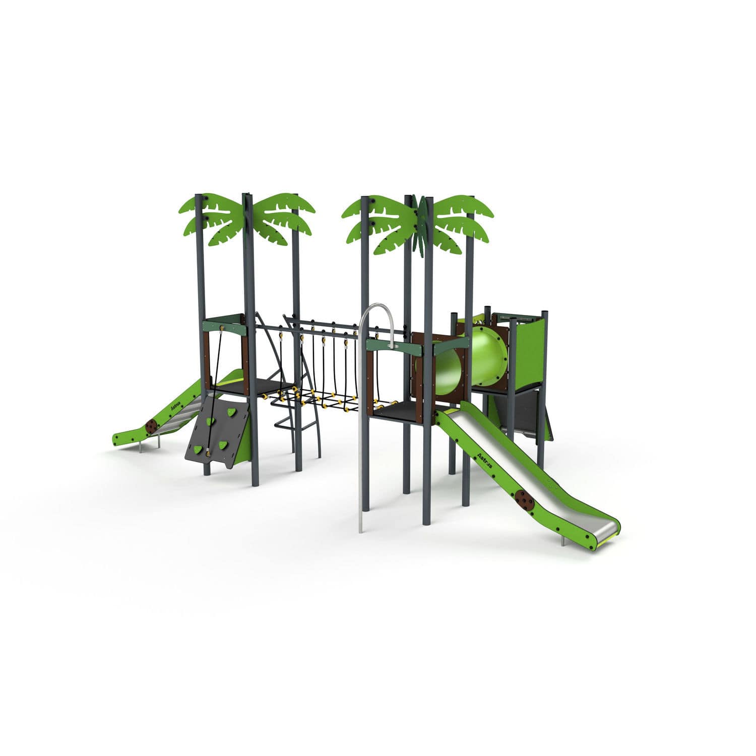 Playground play structure - 11123 - Astrus Playgrounds - metal / HDPE ...