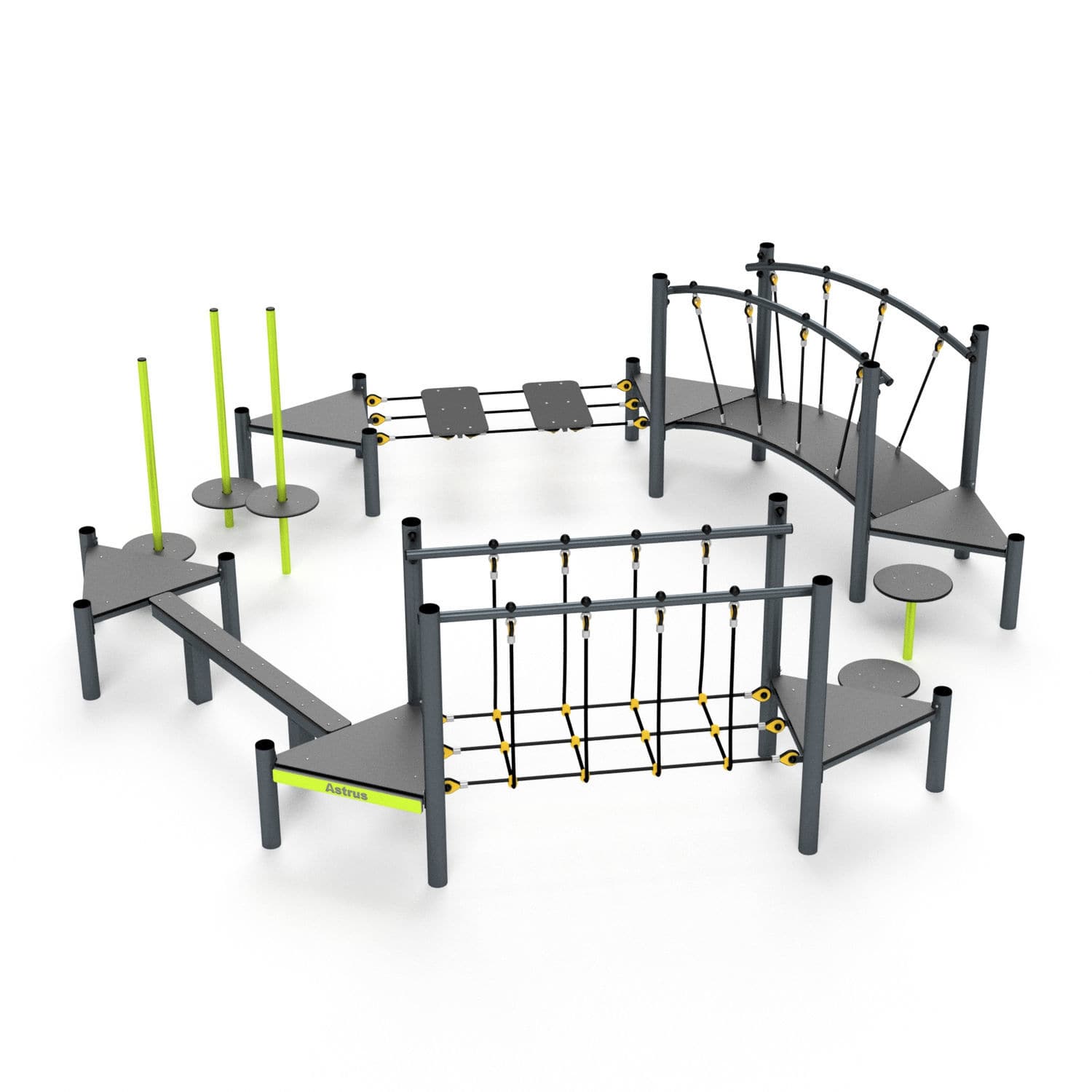 School fitness playground - 3645S - Astrus Playgrounds - for sports ...