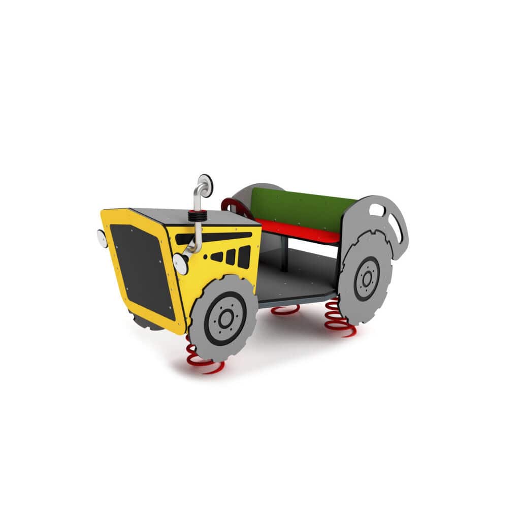 HDPE spring rocker - 3418S - Astrus Playgrounds - transport / 2-person