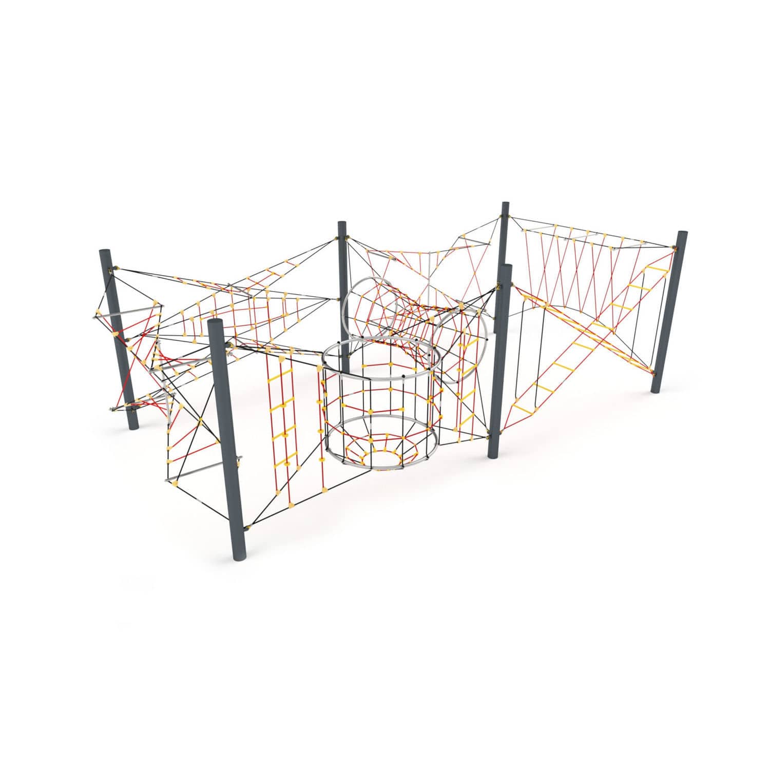 Playground structure - 4008S MEKRAN - Astrus Playgrounds - metal / rope ...
