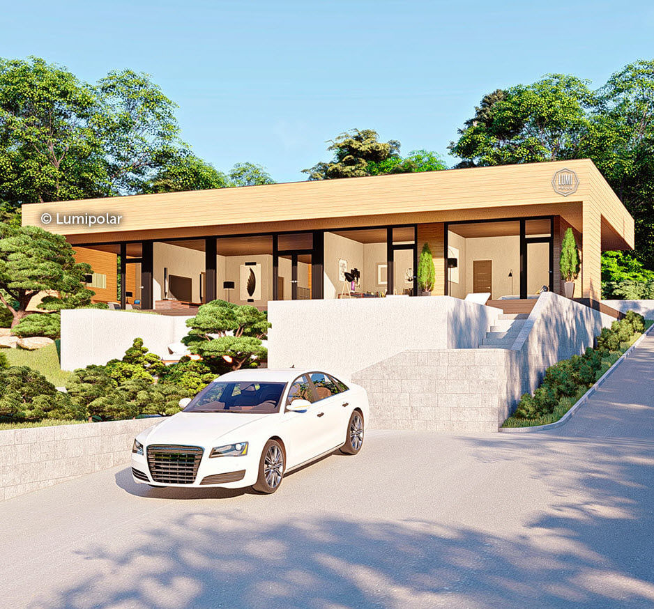 Standard model house - CREDO 210 - Lumi Polar - eco-friendly / energy ...