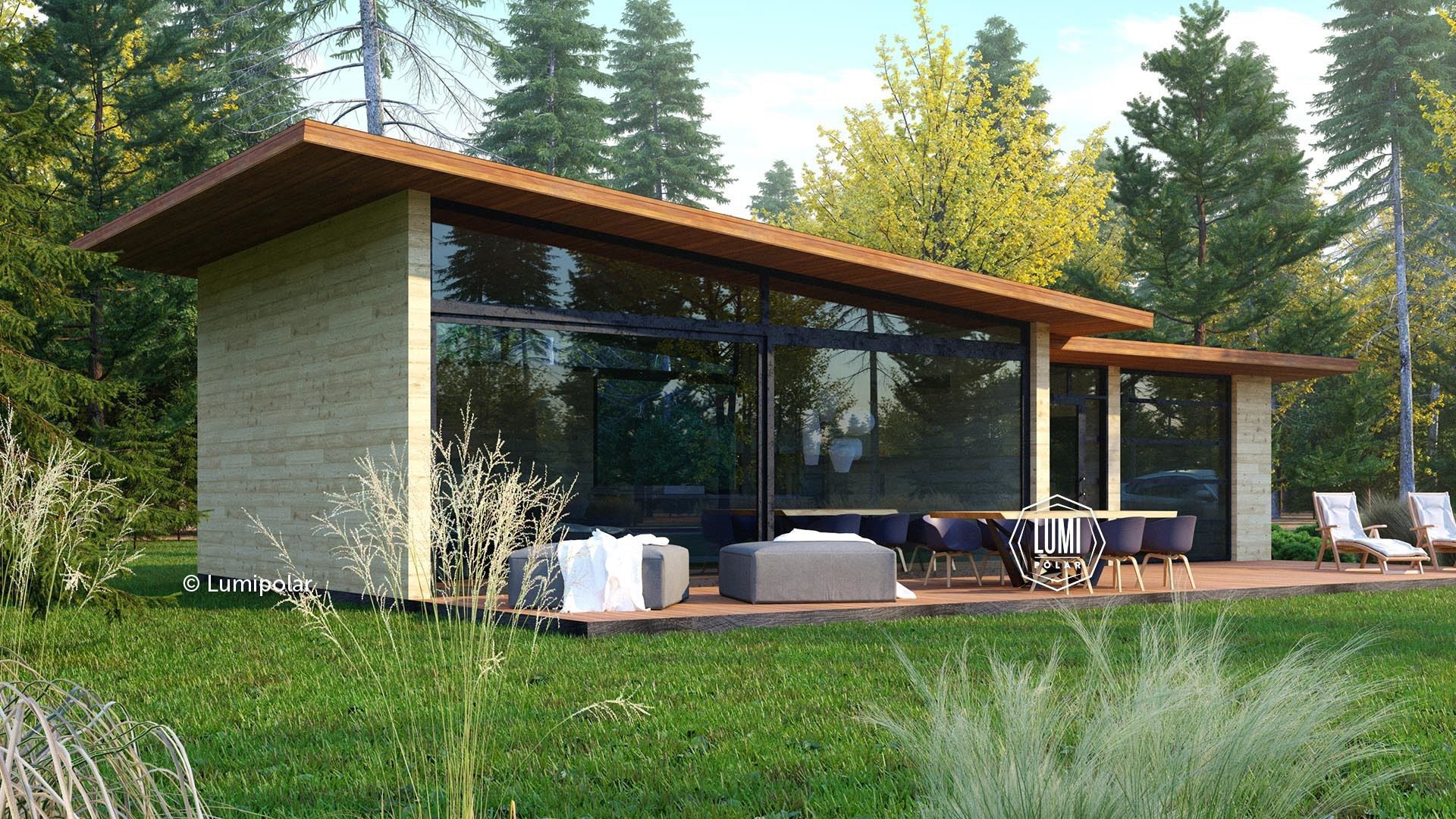 Prefab house - NEO LOOK 70 - Lumi Polar - eco-friendly / energy-saving ...