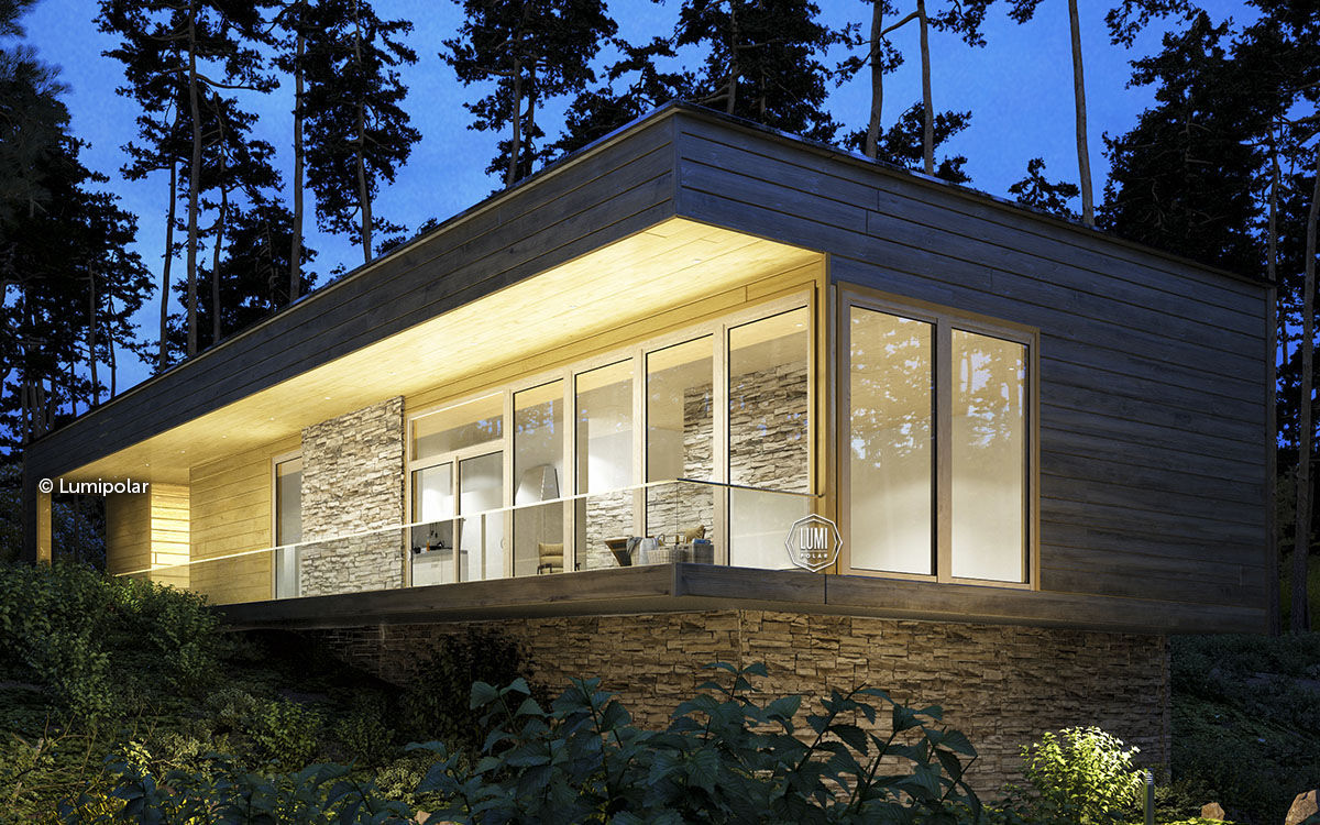 Standard model house - APOLLO 190 - Lumi Polar - modern / single-story ...