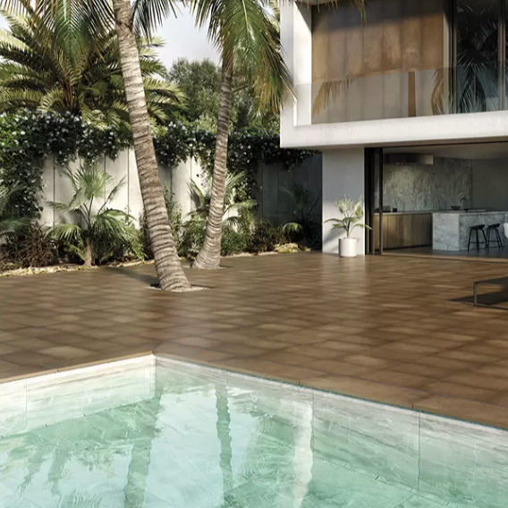 Porcelain stoneware tile - COSMOS - Exagres - matte / outdoor / living room