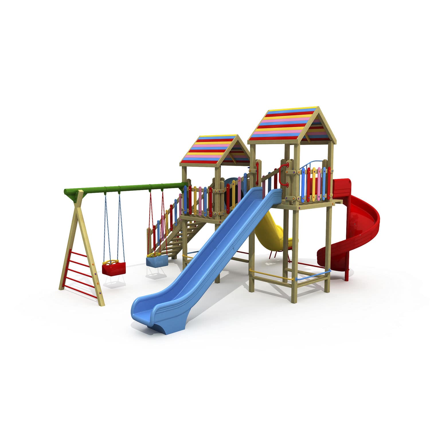 Playground structure - MAS-107 - Mertoglu - wooden