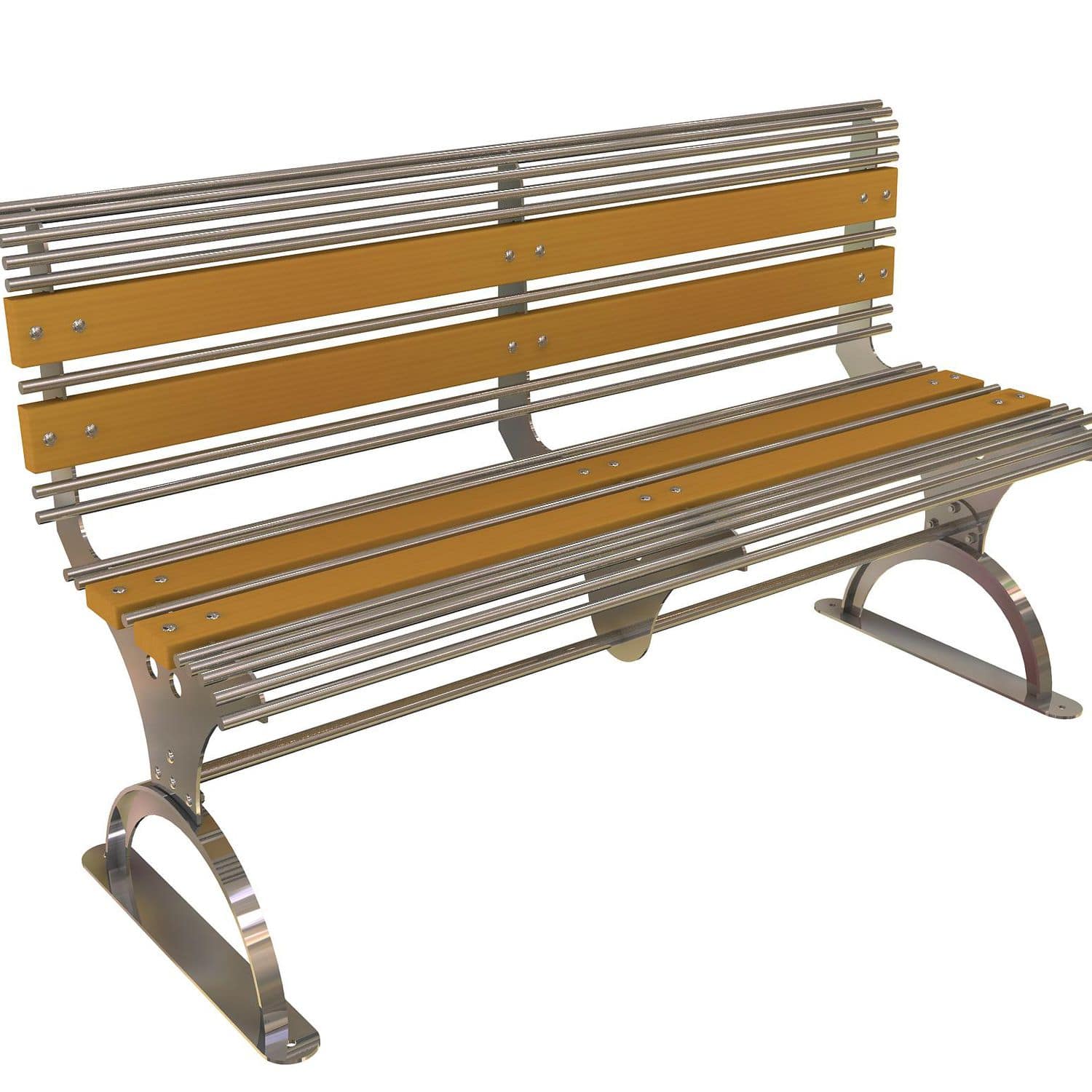 Contemporary public bench - MOB-395 - Mertoglu - wooden