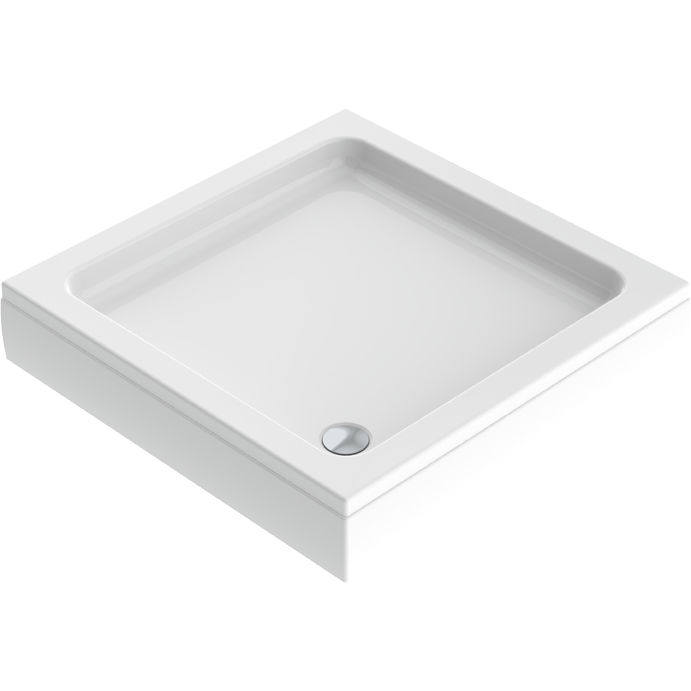 Square shower base - PROJECTA - Aquaestil plus - raised / cast / acrylic