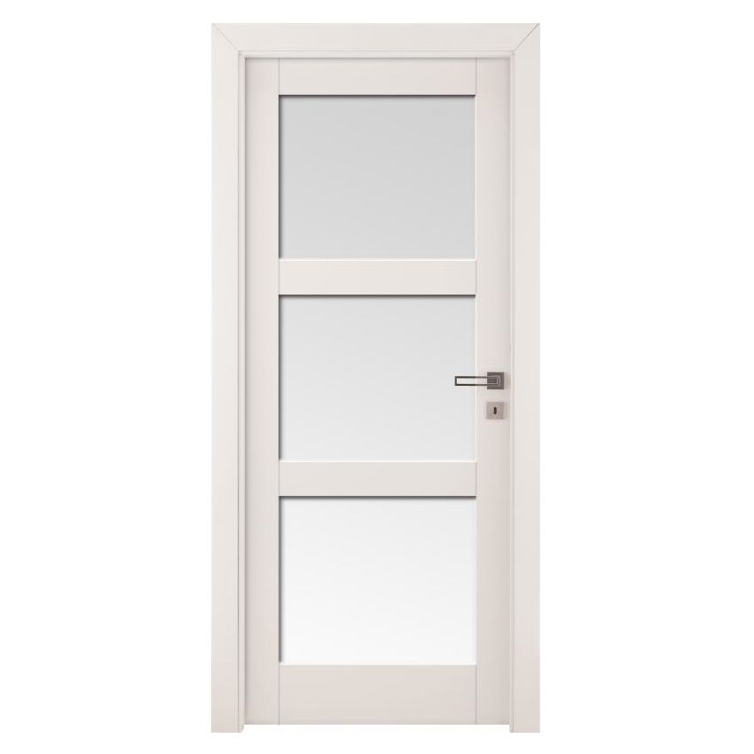 Interior door - FOILED BIANCO SATI - Invado Sp. z o.o. - MDF / swing ...