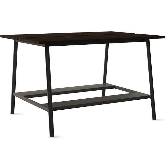 Contemporary work table - Rec - STUDIO TK - laminate / wood veneer ...