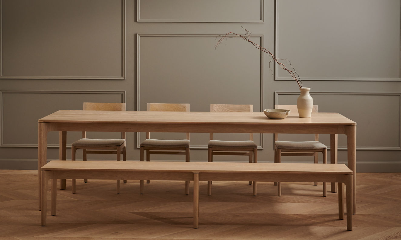 Contemporary dining table - T113 series - KASTELLA - oak / American ...